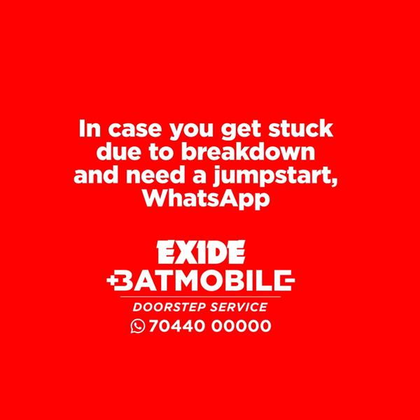 Exide Care Provides Car Battery Emergency Service in India